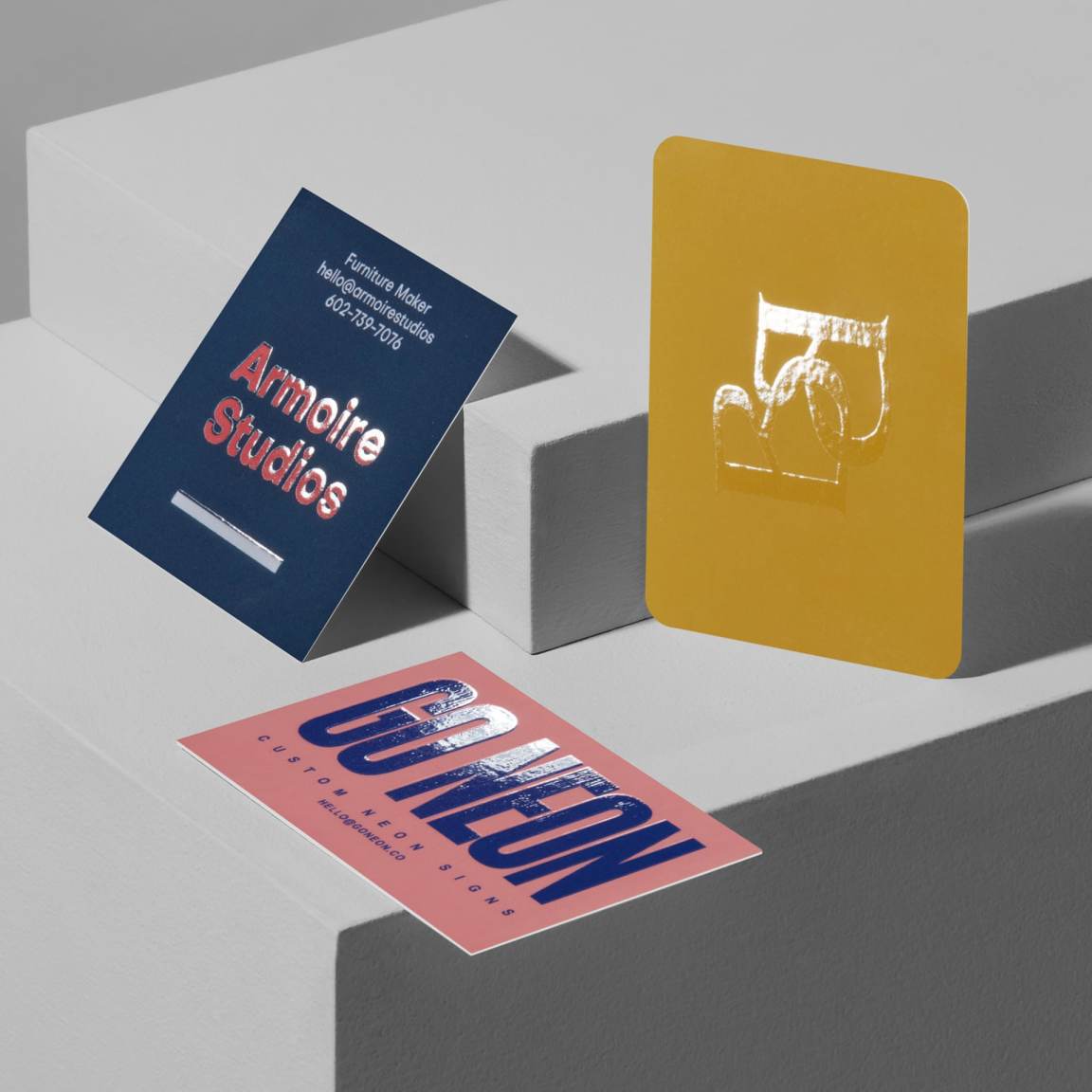 Spot UV Business Card Printing - Custom Glossy Business Cards