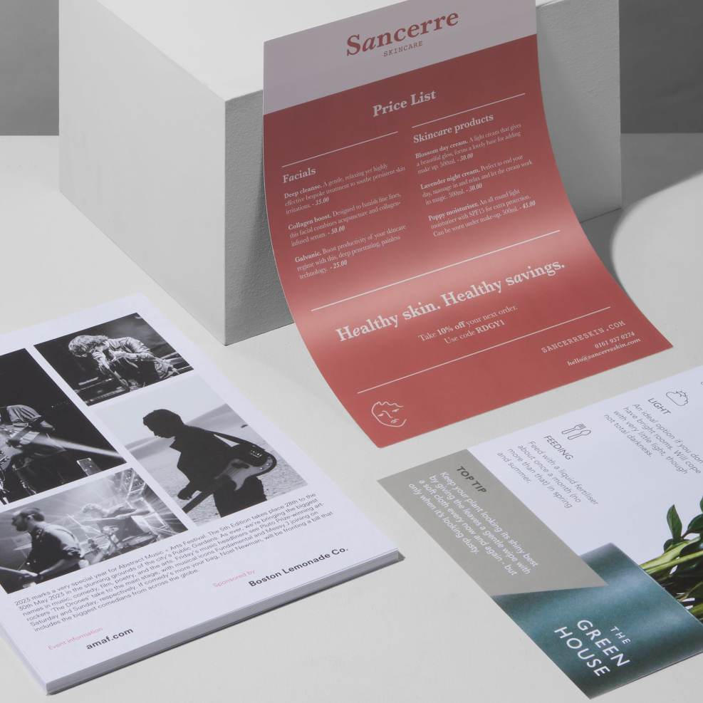 A4 Flyers & Leaflets Printing | MOO AU