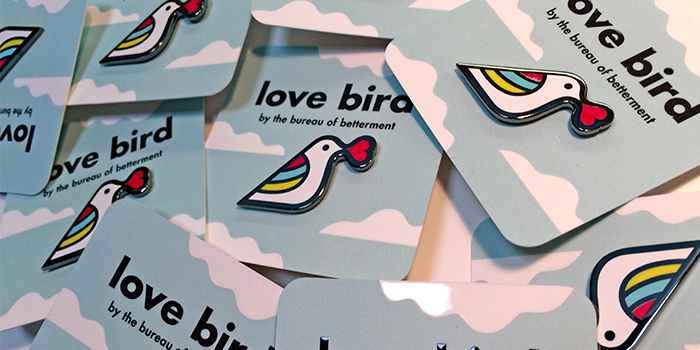 Pretty pins meet beautiful business cards - MOO Blog