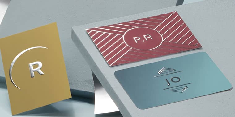 Silver Foil Business Cards | With a shiny metallic finish | MOO UK