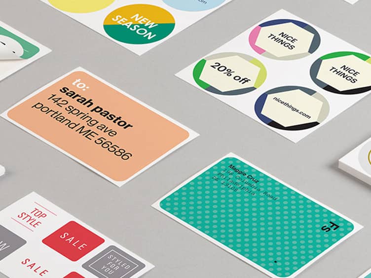 Custom Stickers & Labels | Available in 6 Sizes | MOO US