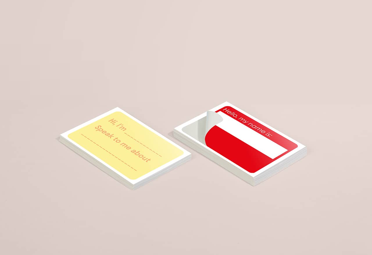 Design & Print Custom Name Tags for Work & Events