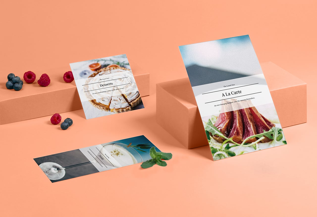 Design & Print Custom Menus Online | MOO UK