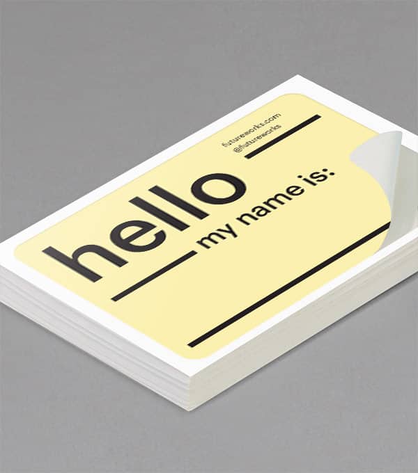 Design & Print Custom Name Tags for Work & Events | MOO US