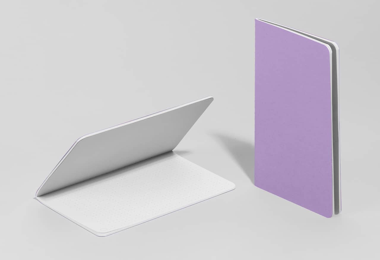 Soft Cover Journals | Light Notebooks in 6 Colours | MOO AU