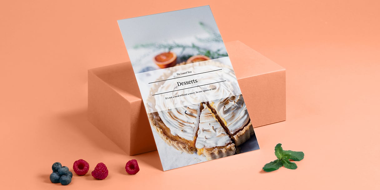 Menu Printing - Design Custom Menus, Restaurant Menu Printing