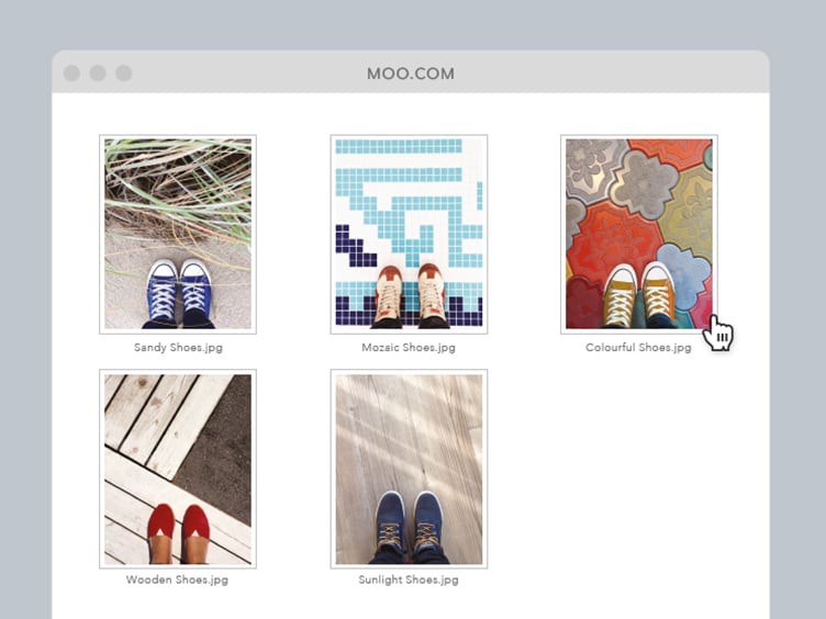 MOO Printfinity | Print a Different Image on Every Card
