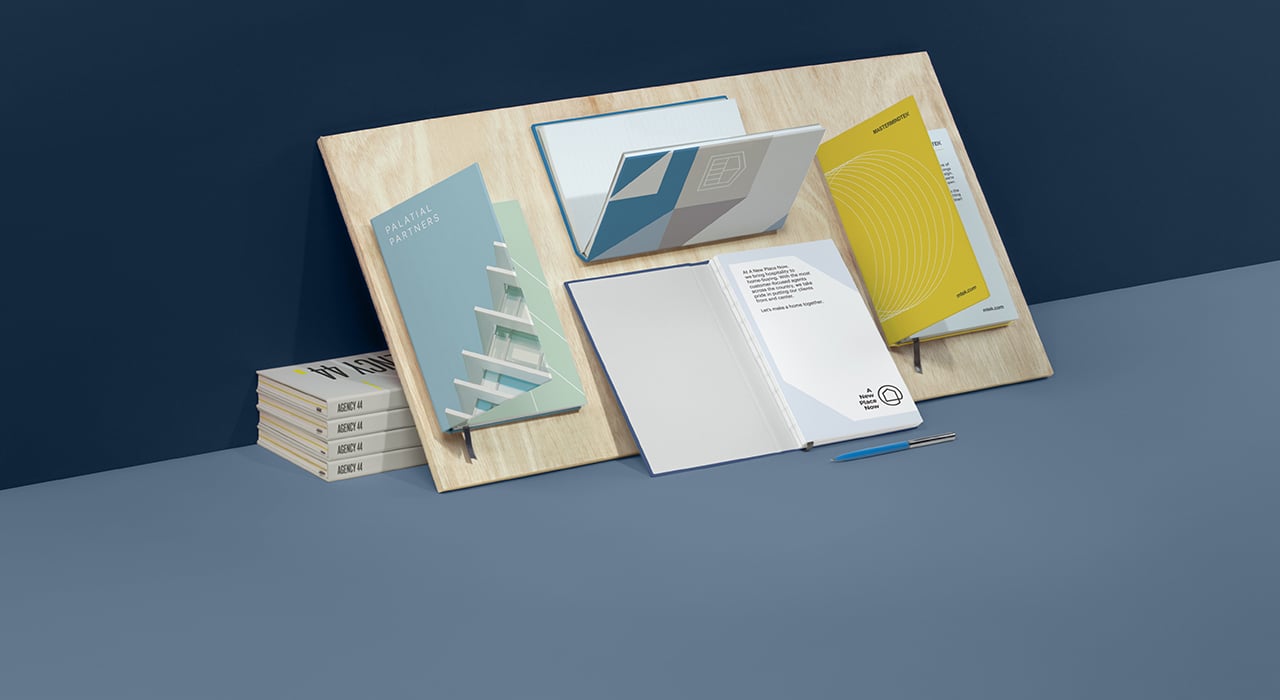 Custom Print Hardcover Notebook | MOO AU