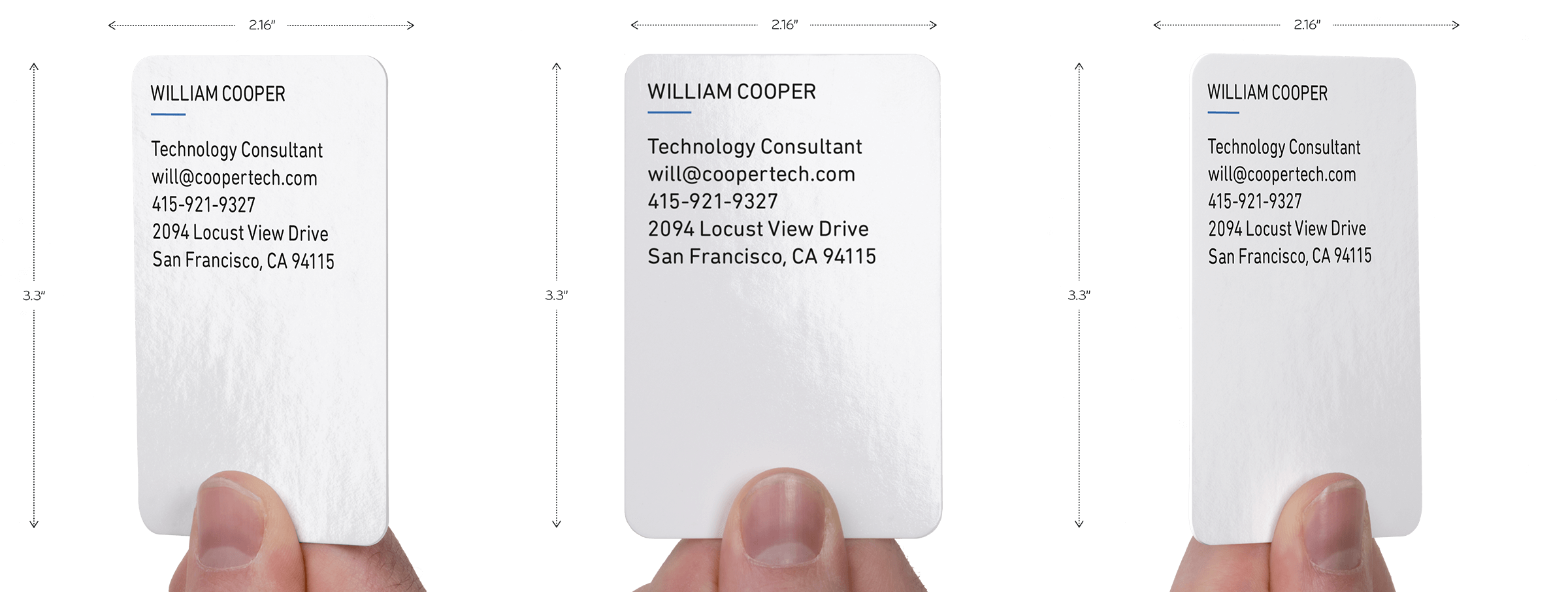 MOO size Business Cards | Double-sided Business Cards | MOO US