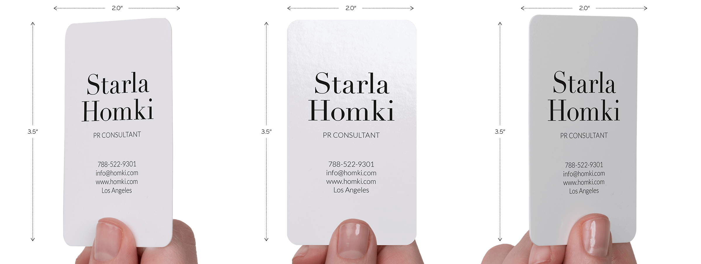 Standard size Business Card | US size Business Cards | MOO US