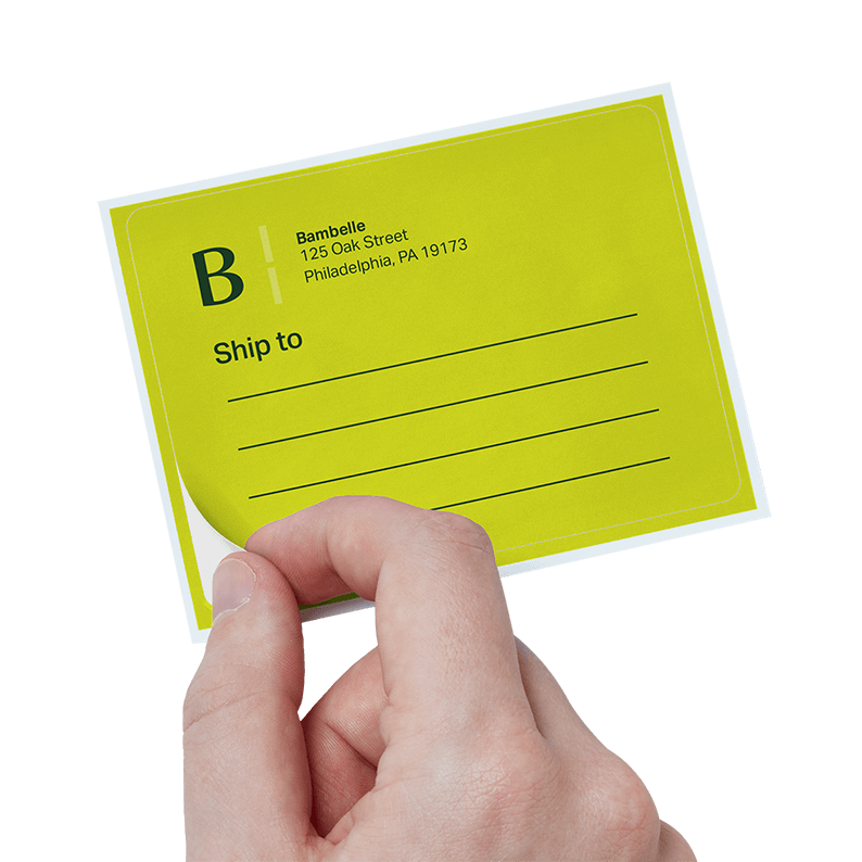 Rectangular Stickers and Labels | Make Rectangular Labels | MOO US