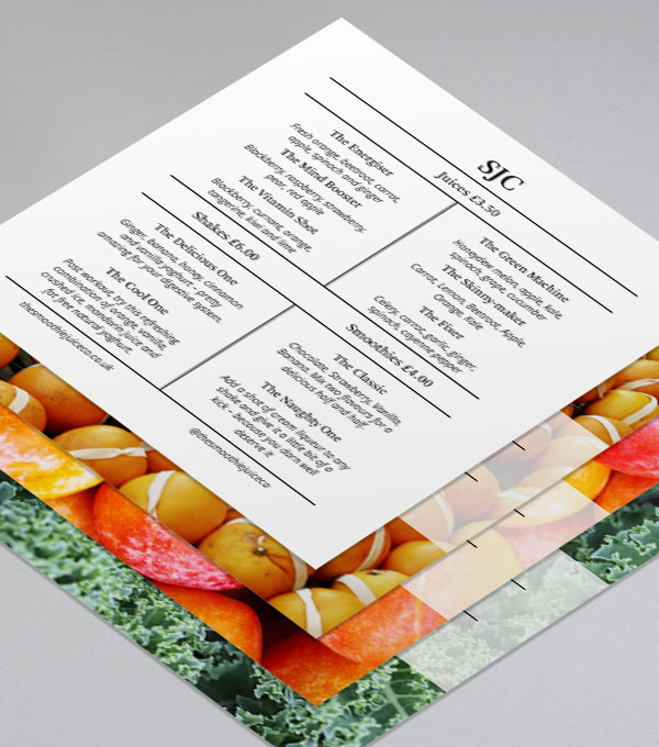 Menu Design Templates