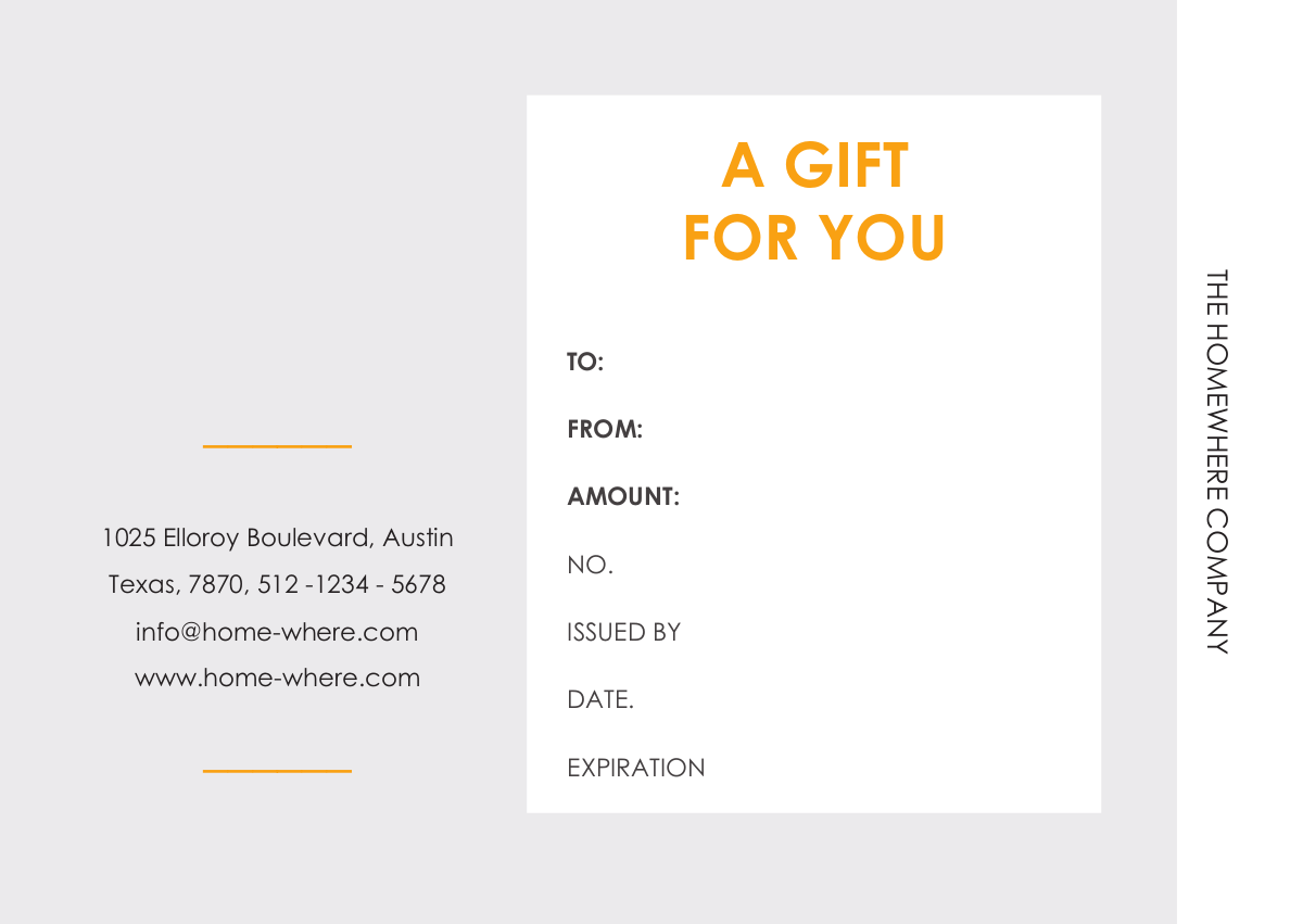 Gift Card Designs Templates