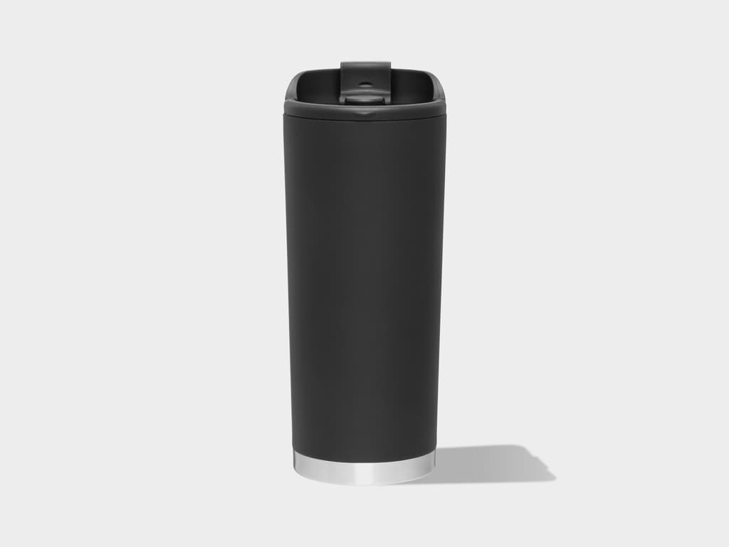Cayman Tumbler, Matte Black, One-sided Printing, 16oz | MOO