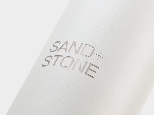 LARQ Bottle Swig Top, Granite White, One-sided Engraving, 23oz | MOO