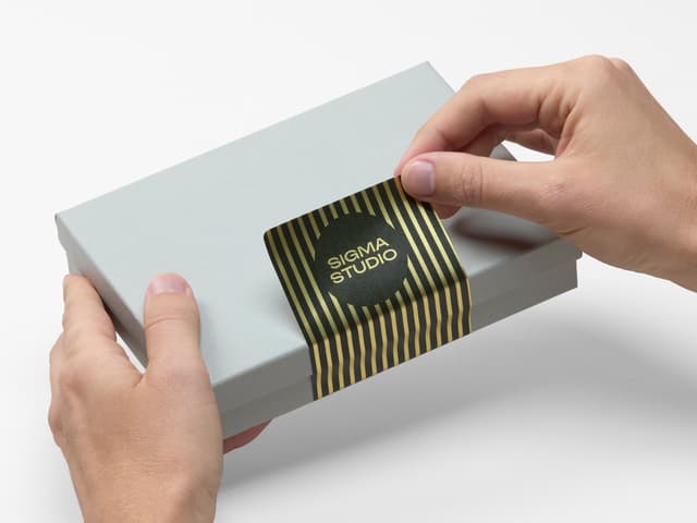 Metallic Stickers, Sheet, 3" x 4", Rectangular, Gold | MOO