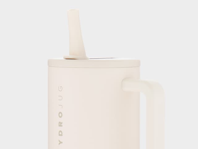 HydroJug Traveler, Cream, One-sided Engraving, 32oz | MOO