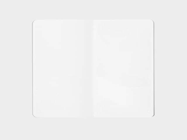 MOO Softcover Journals - Black foil - Grey - Dotted | MOO