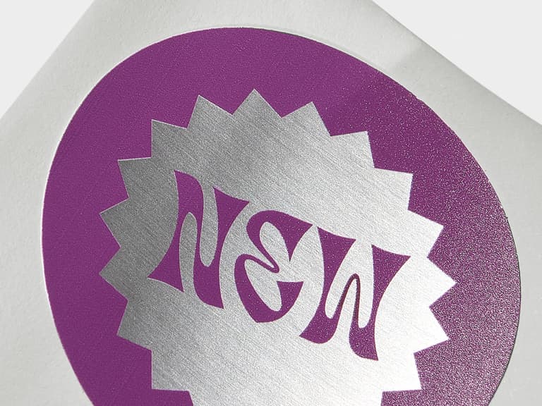 Metallic Stickers, Sheet, 2" x 2", Round, Silver | MOO