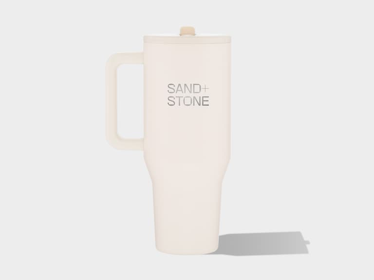 HydroJug Traveler, Cream, One-sided Engraving, 32oz | MOO