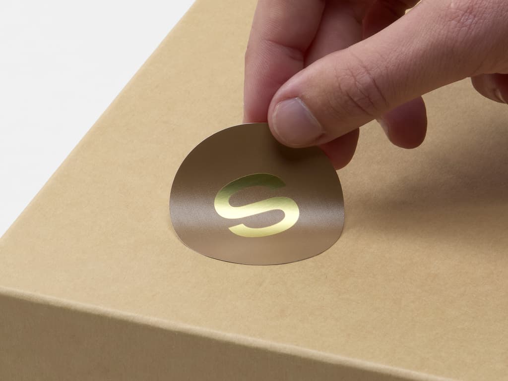 Metallic Stickers, Sheet, 2" x 2", Round, Gold | MOO