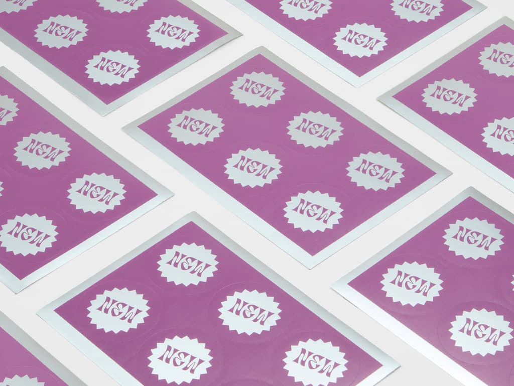 Metallic Stickers, Sheet, 2" x 2", Round, Silver | MOO