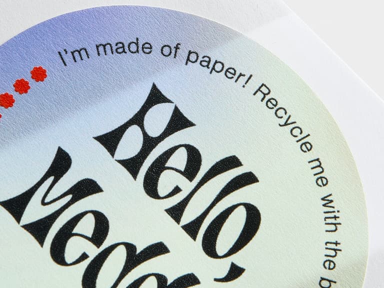 Matte Paper Stickers, 3" x 3", Round, Sheet | MOO