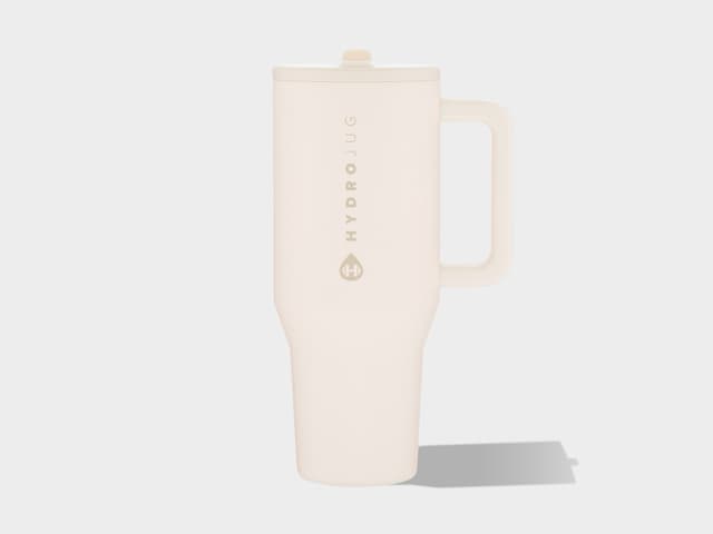 HydroJug Traveler, Cream, One-sided Engraving, 32oz | MOO
