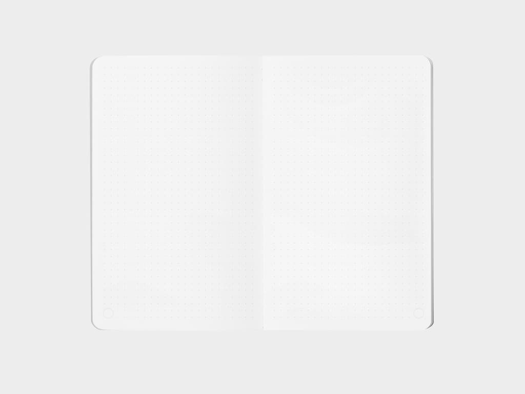 MOO Softcover Journals - Black foil - Tan - Dotted | MOO