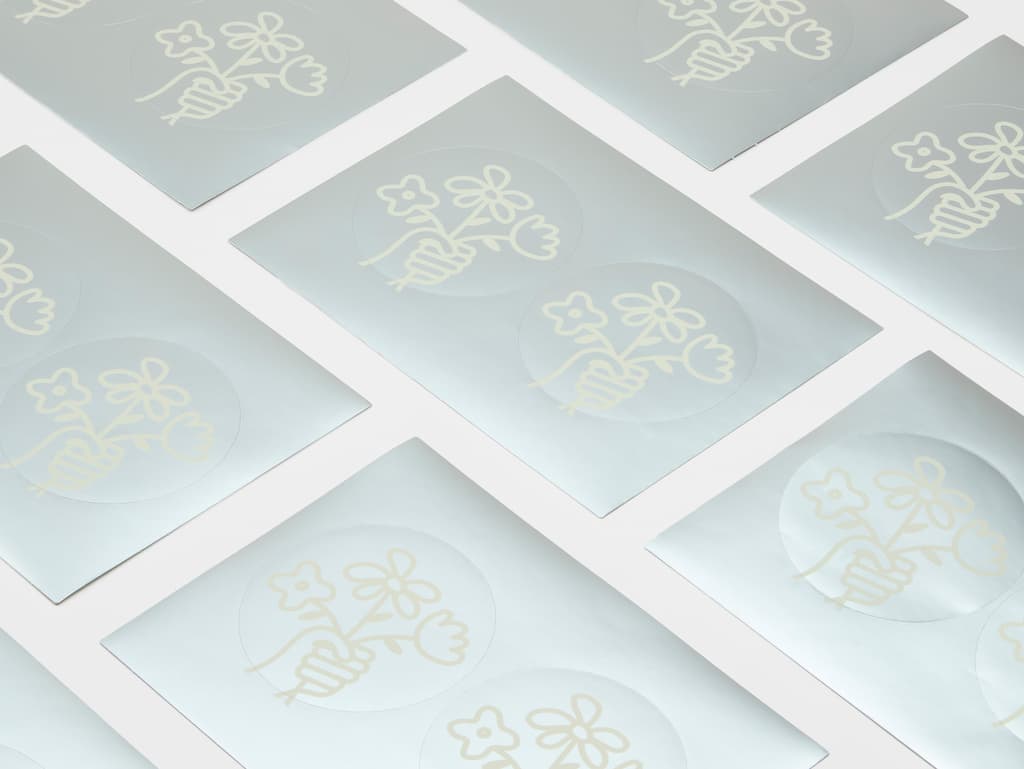 Metallic Stickers, Sheet, 3" x 3", Round, Silver | MOO