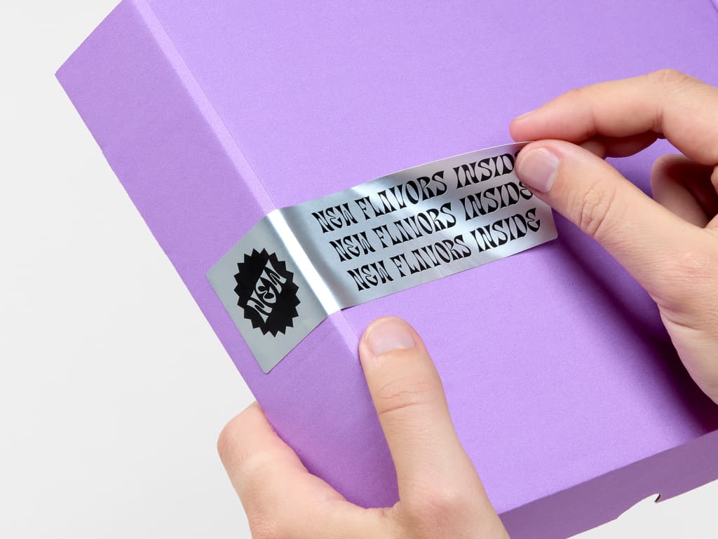 Metallic Stickers, Sheet, 1.5" x 5.5", Rectangular, Silver | MOO
